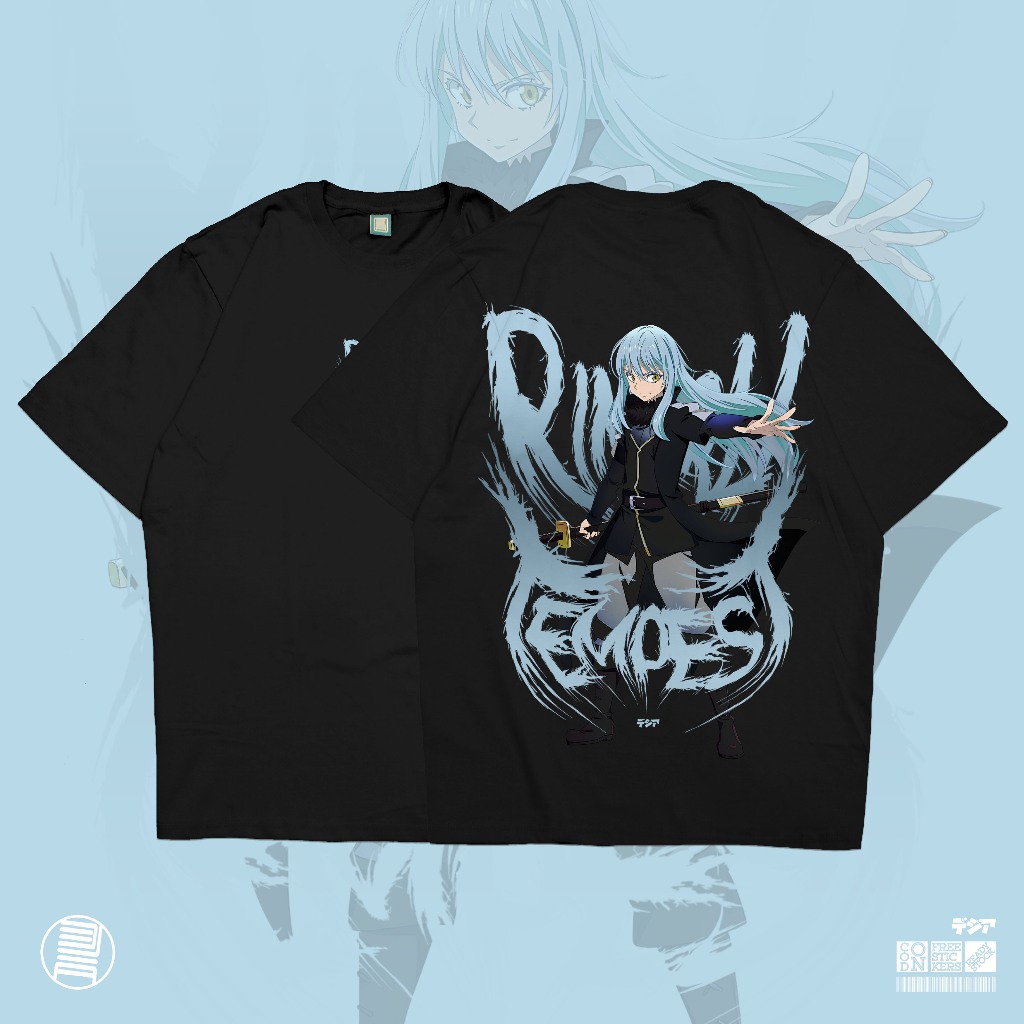 Jual T-Shirt Rimuru Tempest Tensei shitara Slime Datta ken Demon Lord ...