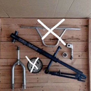 Jual bmx wimcycle bomber jadul/sepeda osbmx wim cycle bomber/frame set ...