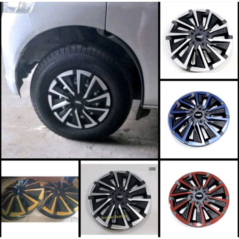 Jual Wheel Dop Cover Tutup Velg Roda Mobil New Ring 14 TRD varian ...