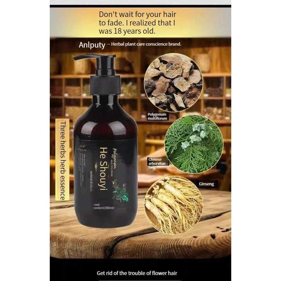Jual Polygonum Multiflorum Shampoo | Plant Herbal Shampoo Deep Feeding ...