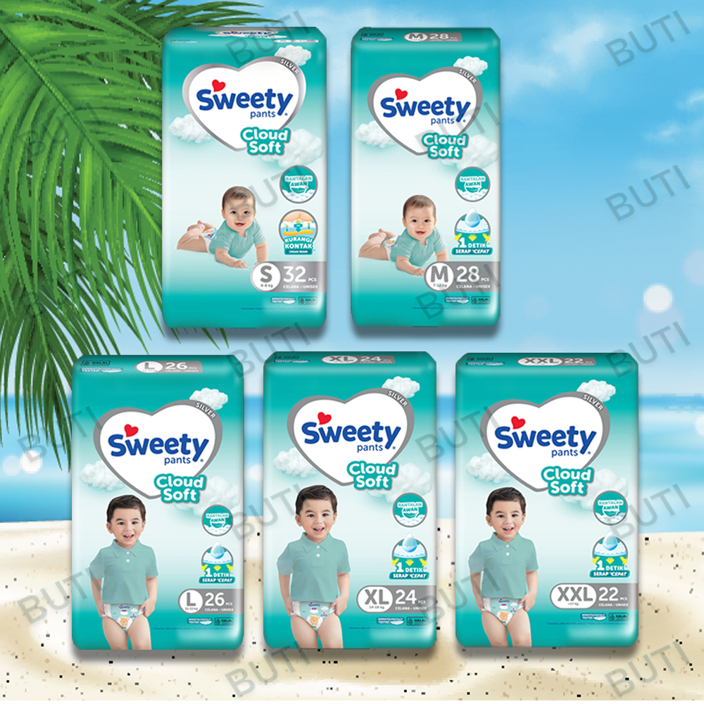 Jual SWEETY SILVER PANTS S36 / M28 / L26 / XL24 / XXL22 | Shopee Indonesia