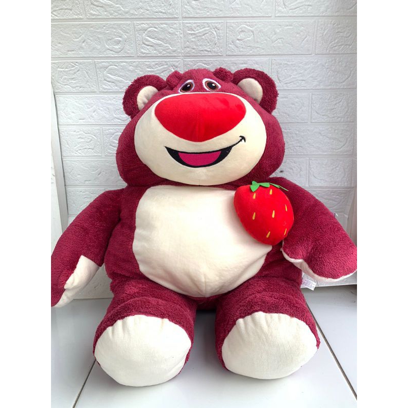 Jual Boneka Lotso Bear Strawberry Ukuran Jumbo Hadiah Kado Gift Lucu ...