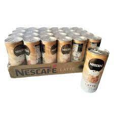Jual NESCAFE KOPI KALENG LATTE 24 X 220ML / NESCAFFE COFFEE DRINK LATTE ...
