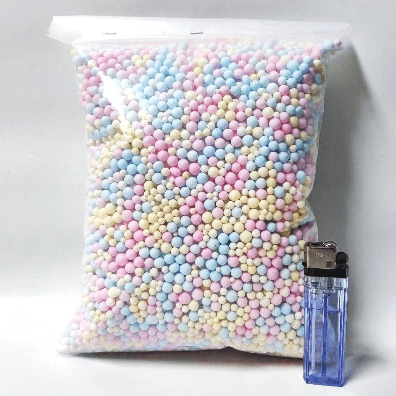 Jual BUTIRAN STYROFOAM WARNA WARNI 5 GELAS - BOLA GABUS WARNA - FOAM ...