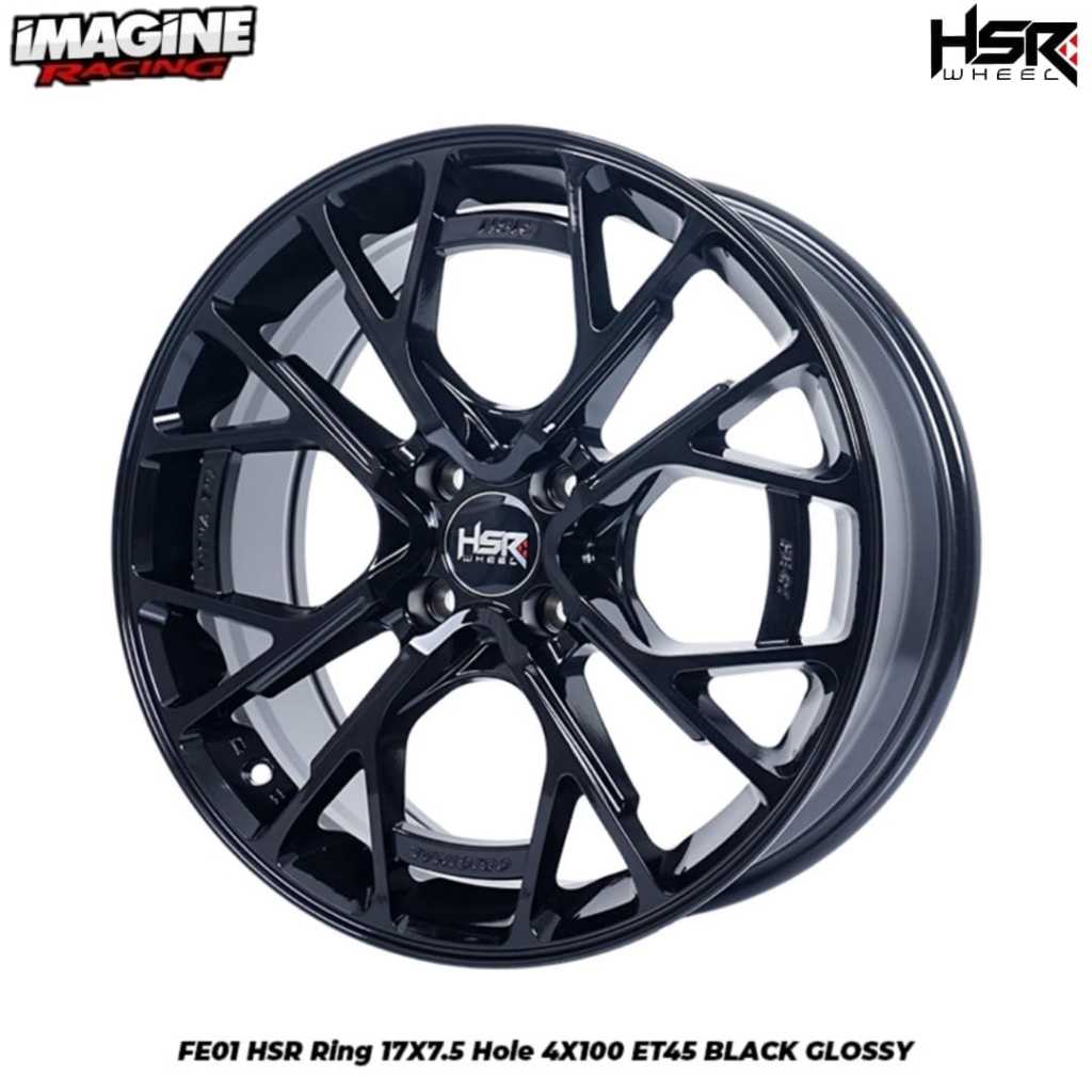 Jual Velg mobil jazz yaris raize mobilio ring 17 pcd 4x100 hsr fe01 ...