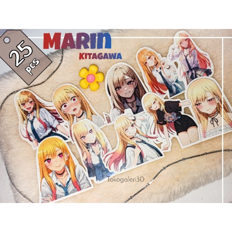 Jual STIKER MARIN KITAGAWA STIKER ANIME MURAH [25 PCS] SUDAH CUTTING ...