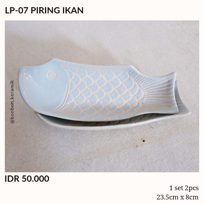 Jual Piring Ikan (1set 2pcs) | Shopee Indonesia