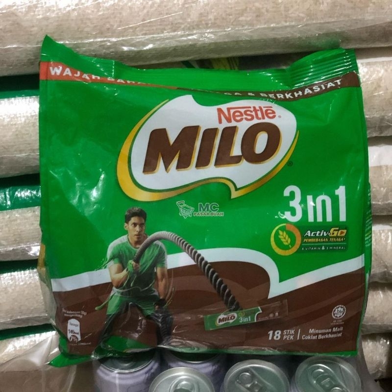 Jual Milo Stick 3 in 1 (18 stik) | Shopee Indonesia