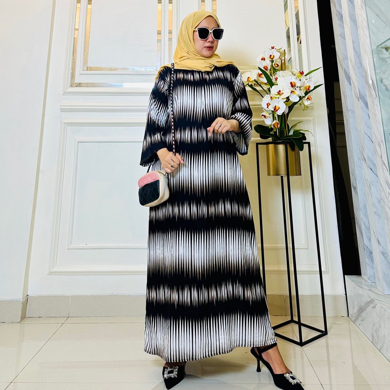 Jual Nikita Daster Gamis Busui Rayon Premium Tangan 7/8 | Shopee Indonesia