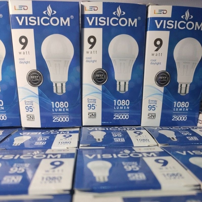 Jual Lampu LED Visicom 3 5 7 9 Watt Putih Garansi 1 Tahun | Shopee Indonesia