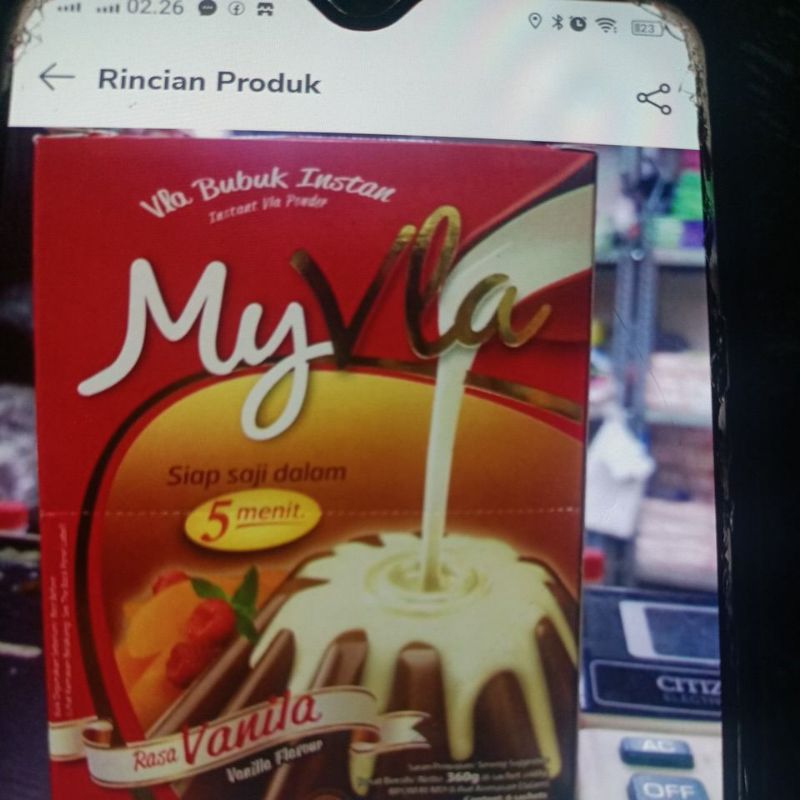 Jual MY VLA VANILA ( 1 BOX ) @ 60 GRAM X 6 PCS RASA VANILA | Shopee ...