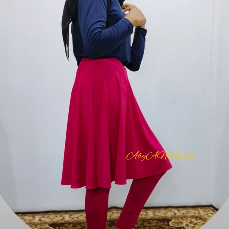 Jual Legging Rok Selutut/Legging Rok Sport Selutut/Legging Rok Muslimah ...