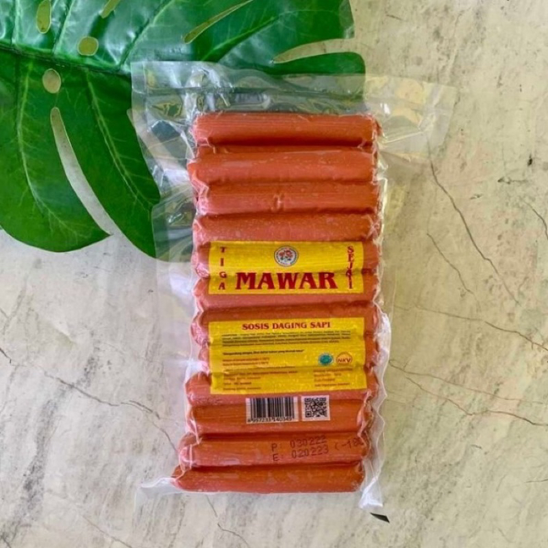 Jual Tiga Mawar Sosis Daging Sapi 450gr | Shopee Indonesia