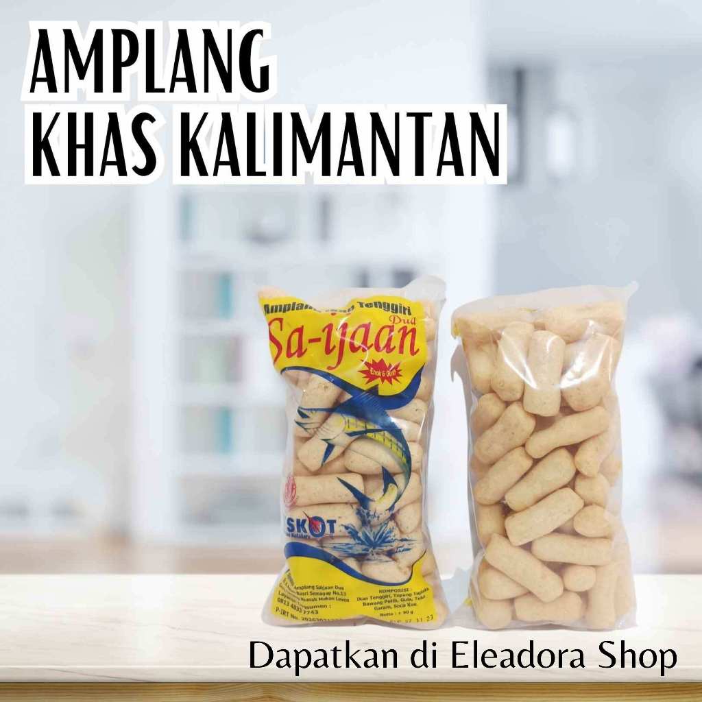 Jual Amplang Saijaan - Ikan Tenggiri - Plastik Kecil - Amplang Ikan ...