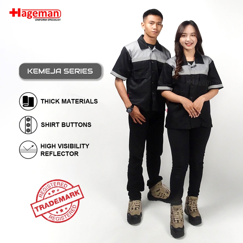 Jual Hageman - Wearpack Lengan Pendek / Baju Wearpack Safety Lengan ...