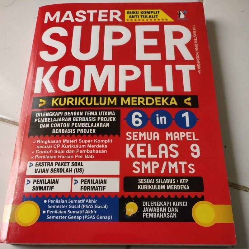 Jual Jual Cepat Buku Original Master Super Komplit 6 In 1 Semua Mapel