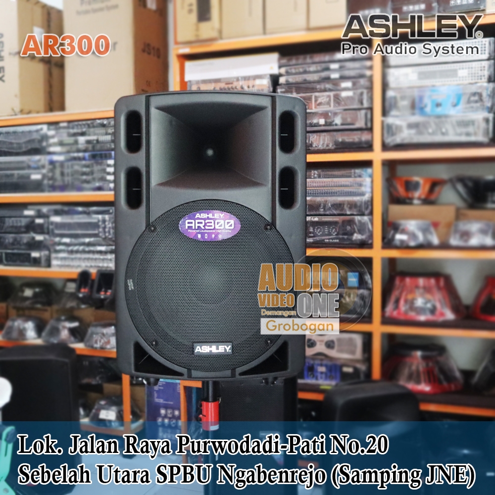 Jual Speaker Aktif Ashley AR300 Speaker Monitor 15 Inch Original Fitur ...
