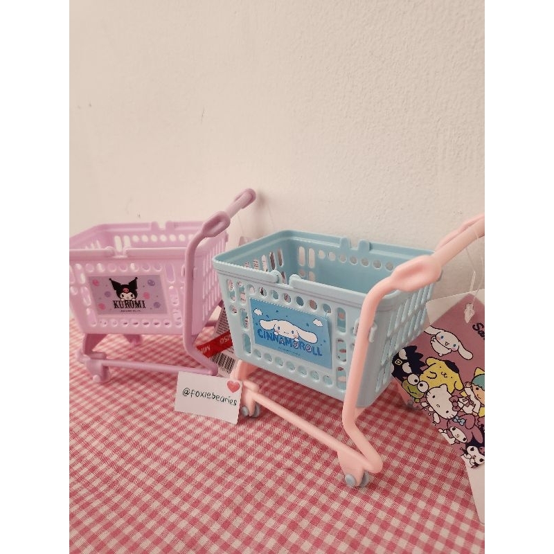 Jual READY troli keranjang sanrio x miniso trolley kuromi morol ...