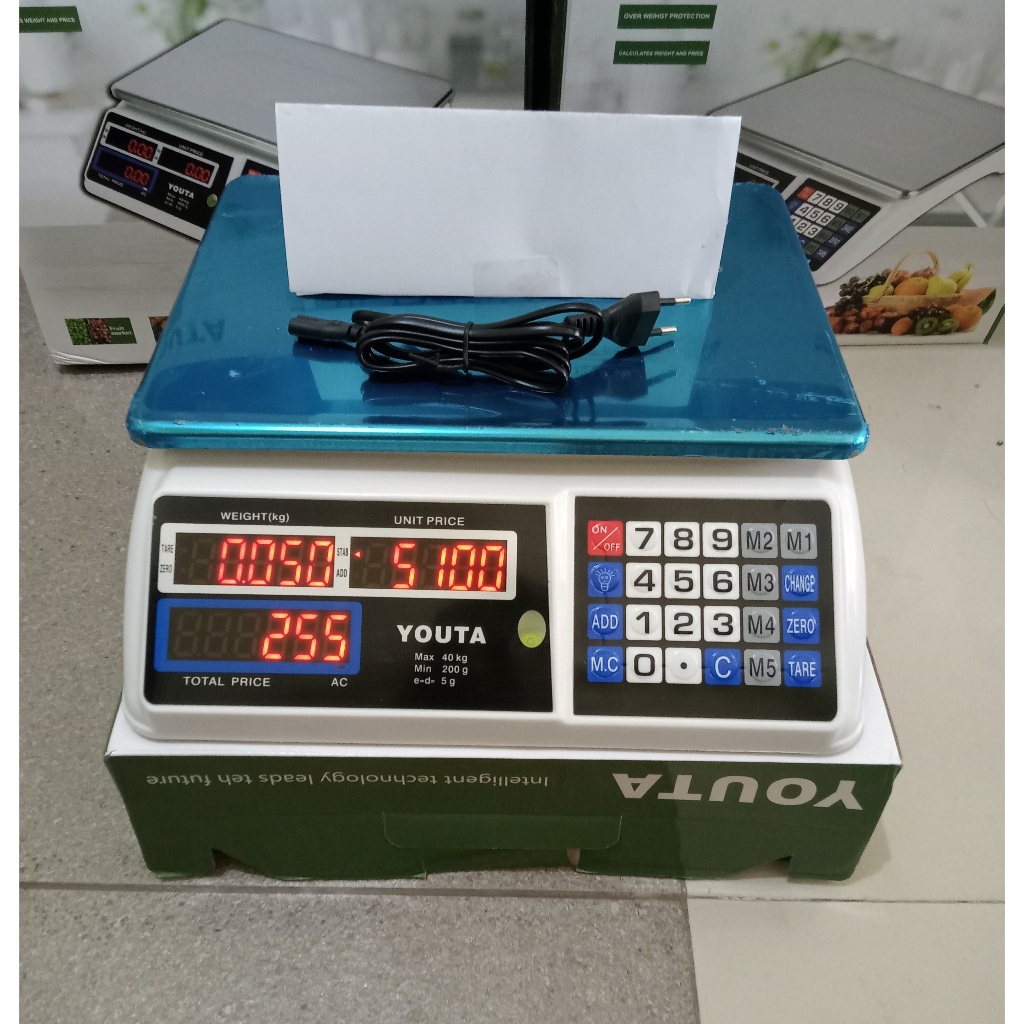 Jual Timbangan meja digital 40kg / Timbangan sayur Laundry timbangan ...