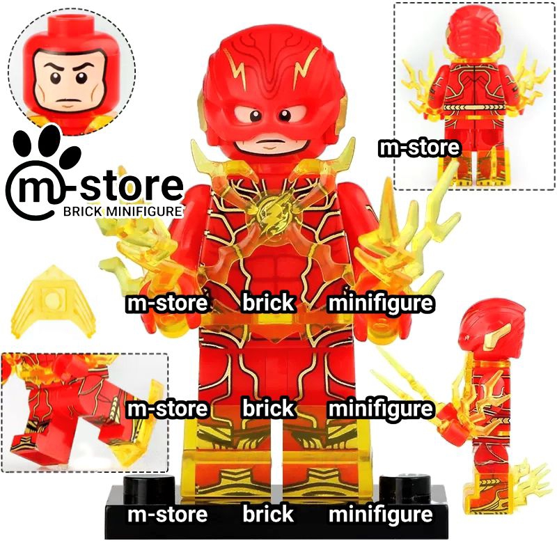 Jual brick the flash barry allen mini toy figure | Shopee Indonesia