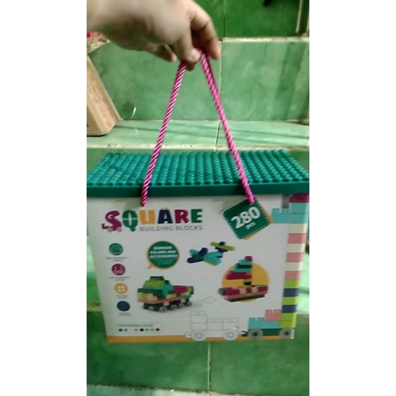 Jual Sendy toys Lego susun block Square isi 280pcs | Shopee Indonesia