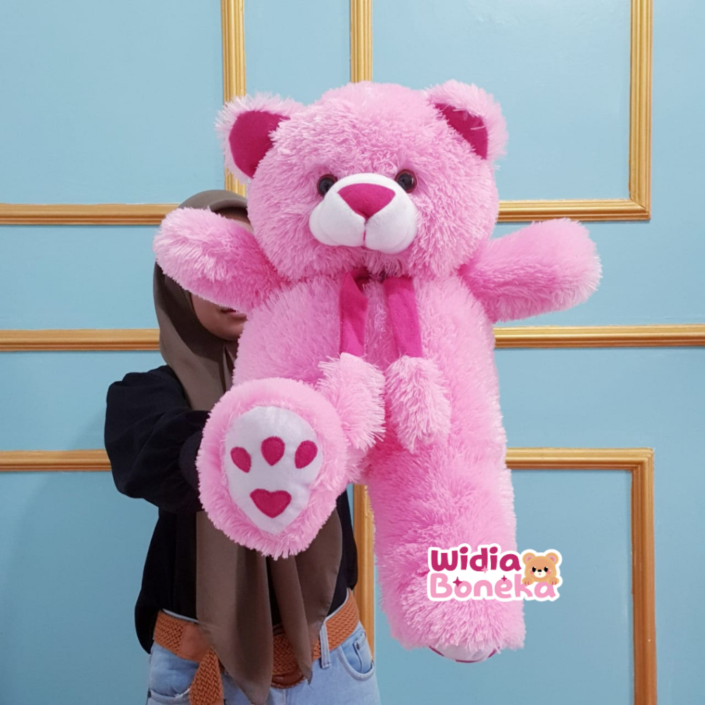 Jual Boneka Teddy Bear Telapak Syal L 55 Cm | Shopee Indonesia