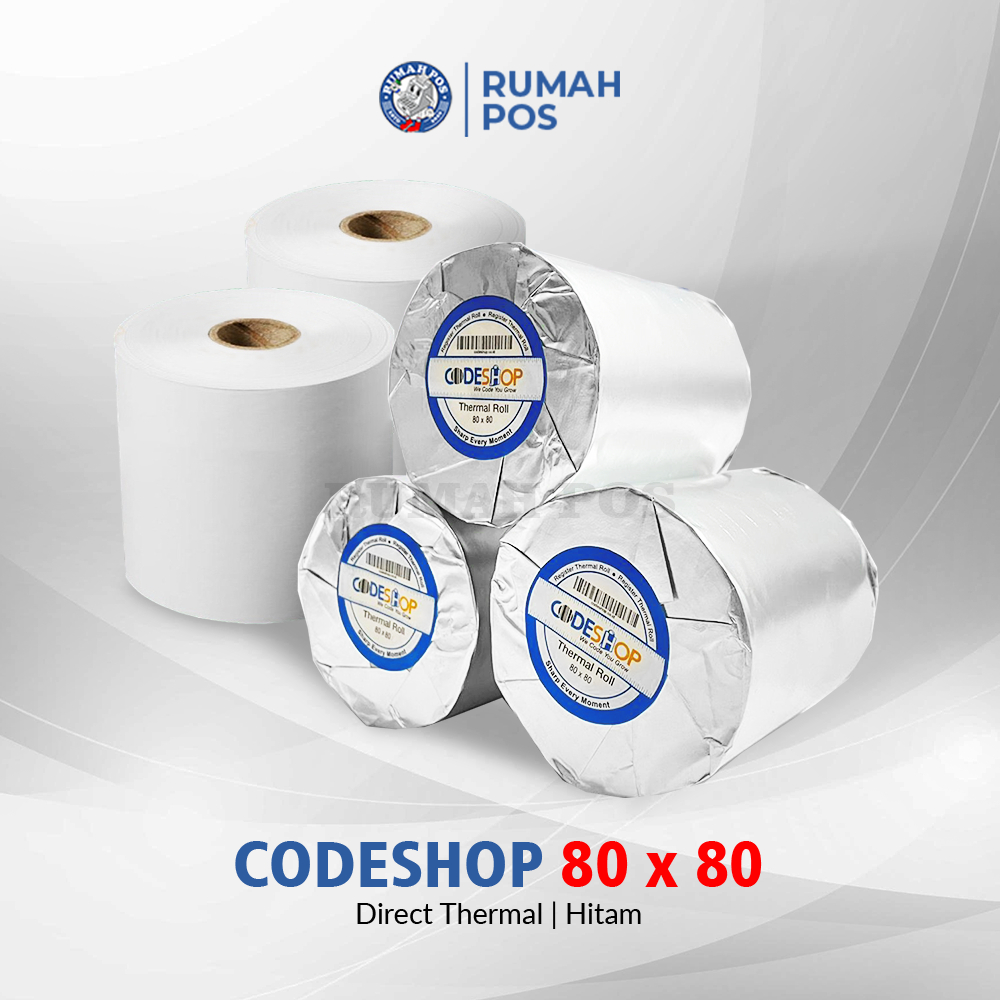 Jual 1 DUS - KERTAS STRUK PAPER ROLL 80x80 THERMAL 80 X 80 MM | Shopee ...