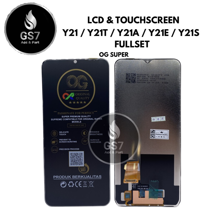 Jual LCD TOUCHSCREEN VIVO Y21 / Y21T / Y21A / Y21E / Y21S / Y21G/ Y16/ Y02S/ Y15A/ Y15C/ Y32 ...
