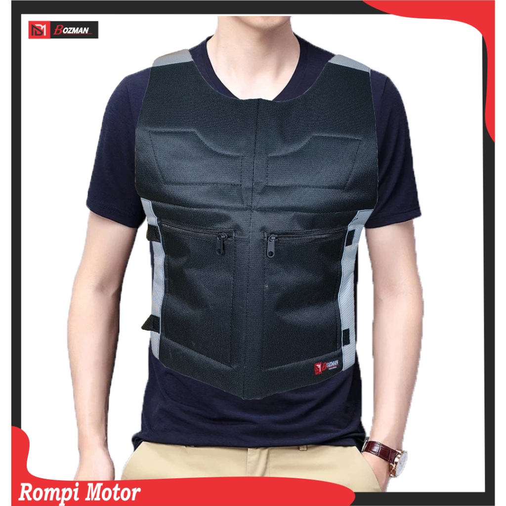 Jual Rompi motor keren pelindung dada anti angin cocok untuk Bikers ...