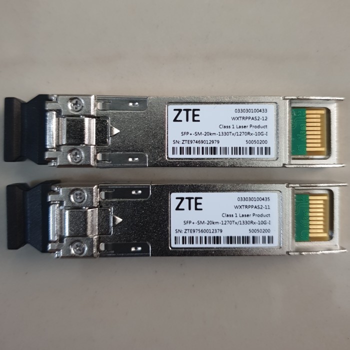 Jual SFP+ BIDI ZTE 10G 20km Single Core (Sepasang) | Shopee Indonesia
