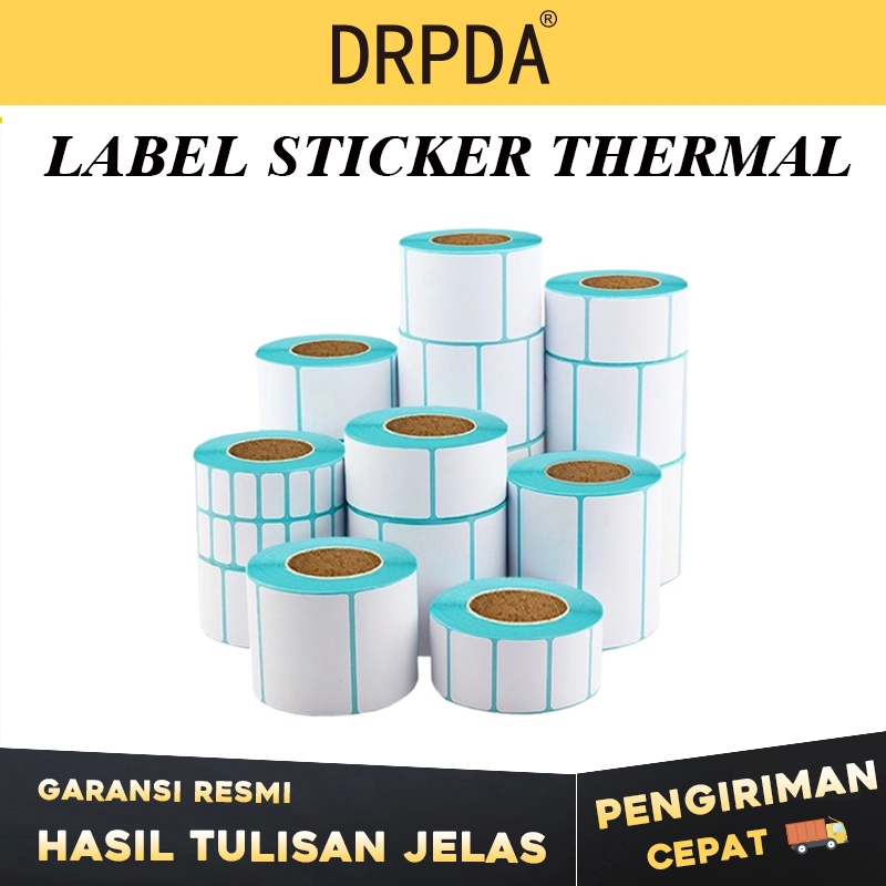 Jual LABEL BARCODE 60X40 50X30 30X20mm KERTAS STICKER DIRECT THERMAL ...