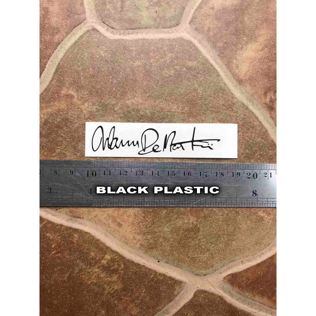 Jual Warren Justin DeMartini Signed Sticker Signature Autograph Logo ...