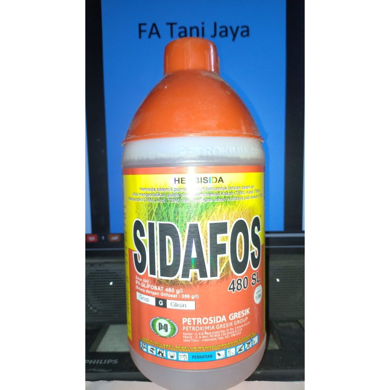 Jual Herbisida Sidafos 480 SL Petrokimia Gresik 1 Liter | Shopee Indonesia