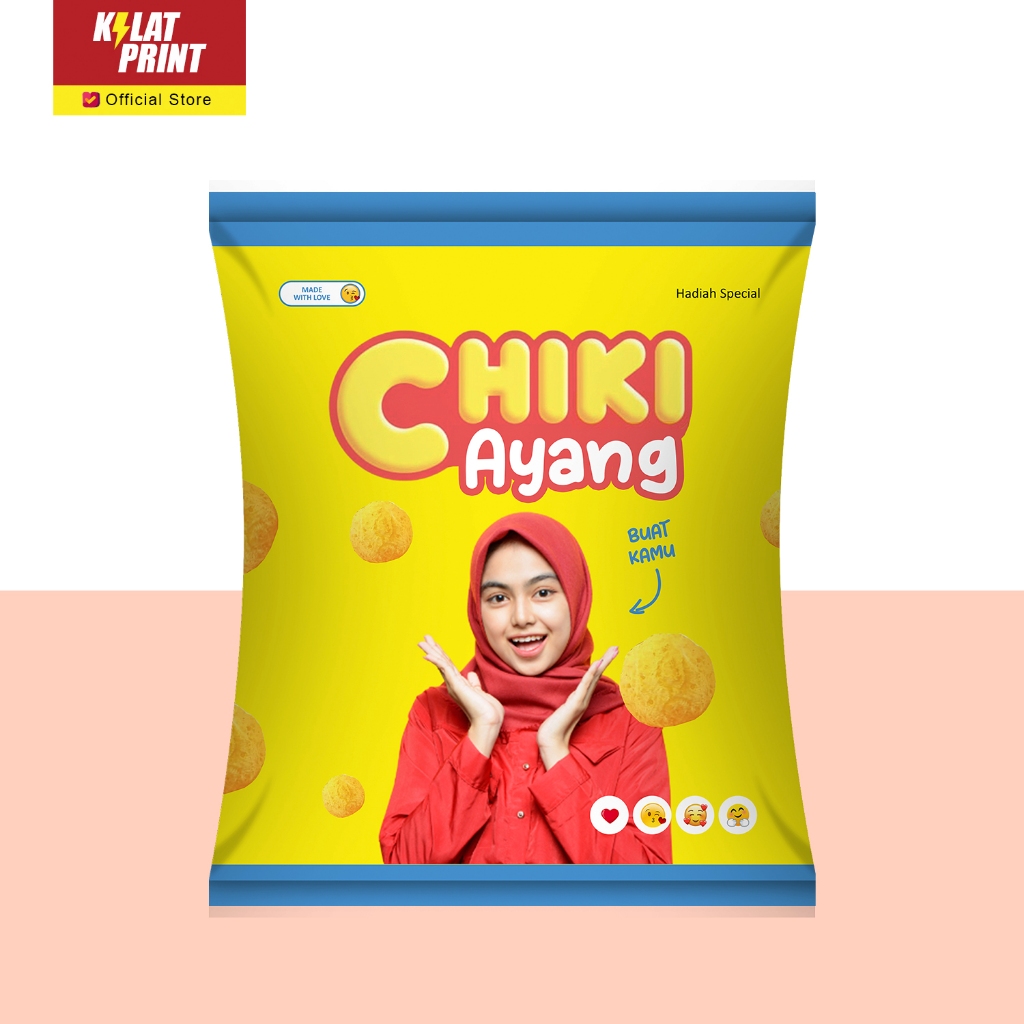 Jual Snack Custom Foto Teks Bungkus Pouch Jumbo Ala Chiki Balls Edition ...