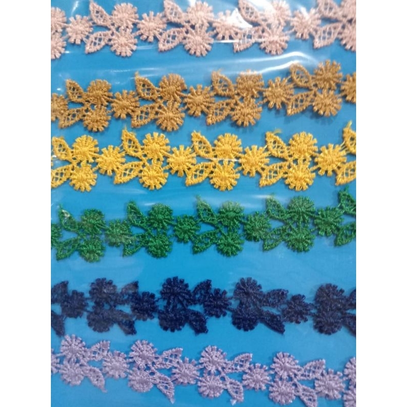 Jual Renda bunga harga per15yard/rol | Shopee Indonesia