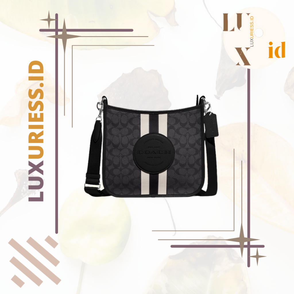 Jual COACH DEMPSEY FILE BAG IN SIGNATURE JACQUARD BLACK | Shopee Indonesia