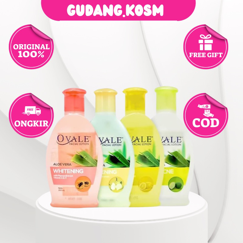 Jual OVALE FACIAL LOTION | Cleanser Wajah 60 / 100 / 200ml | Shopee ...