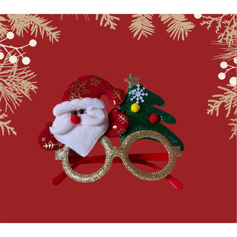 Jual kacamata natal / kacamata santa / kacamata tanduk rusa / kacamata ...