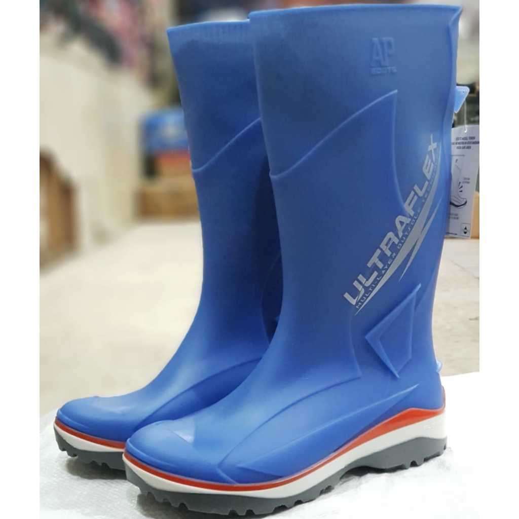 Jual Boot AP Ultraflex Biru / Sepatu Bot AP Ultraflex / AP Boot ...