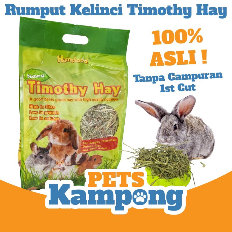 Jual HamsBunny - Rumput kelinci Timothy hay 500gr makanan kelinci ...