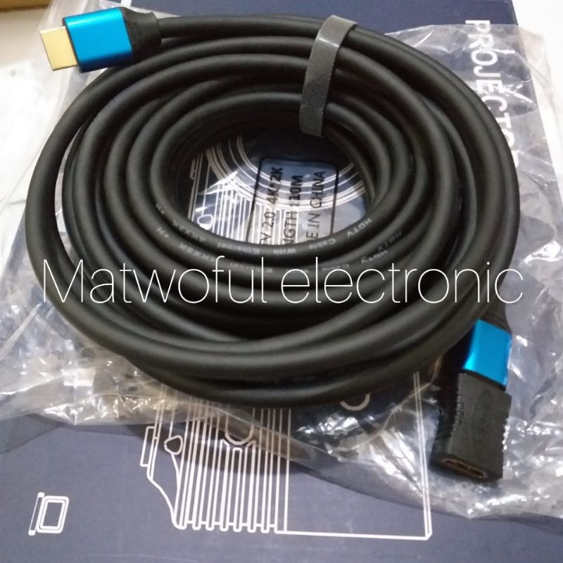 Jual KABEL EXTENSION HDMI MALE TO FEMALE SUPPORT FULLHD / 4K HIGH ...