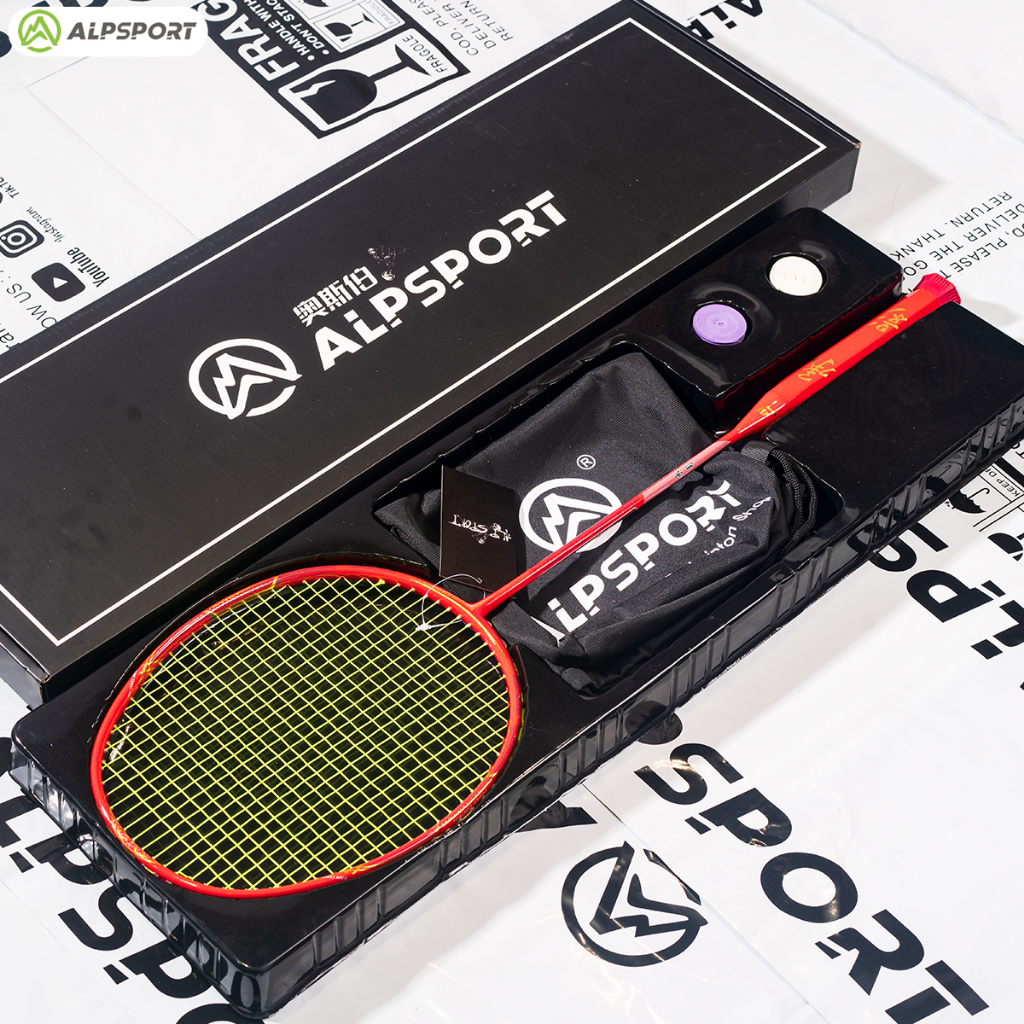 Jual ALPSPORT RR【2Raket + Tas】4U G5 100% Serat Karbon Penuh Desain Asli ...