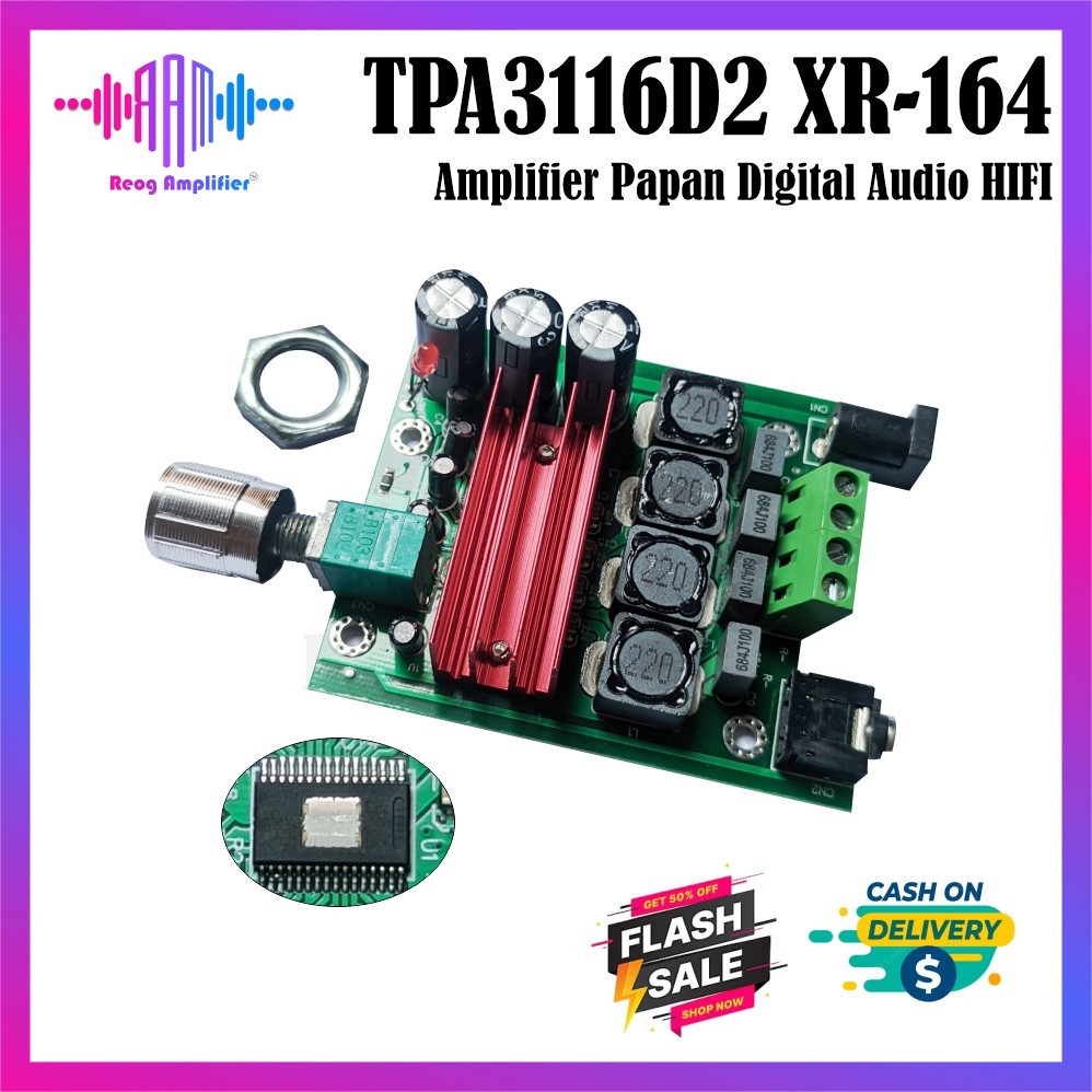 Jual TPA3116D2 100w XR-163 TPA3116 Digital Audio Amplifier Class D ...