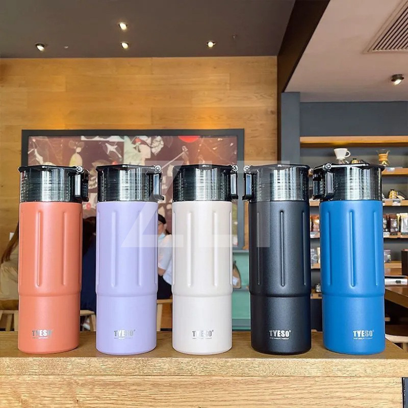 Jual 600ml Botol Minum Tyeso Stainless Estetik Tumbler Tyeso Premium ...