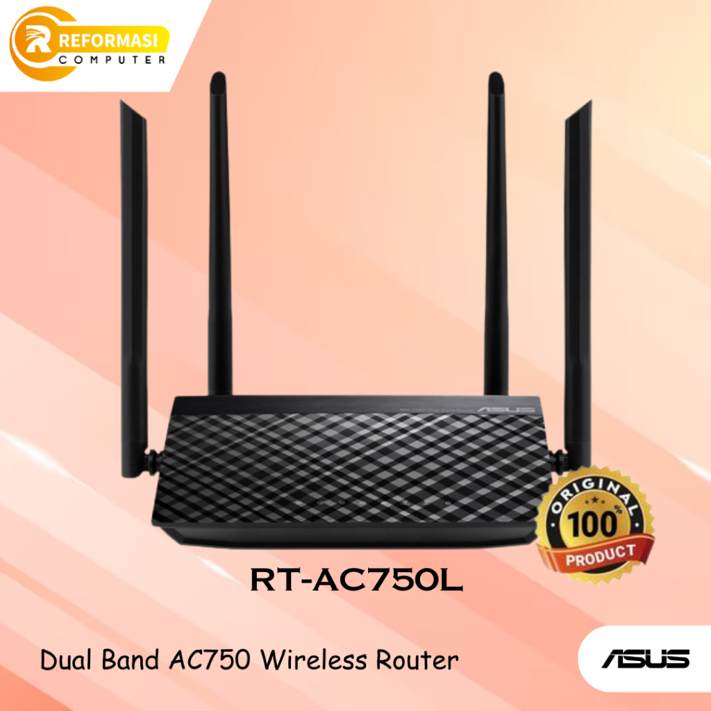 Jual Asus RT-AC750L Dual Band AC750 Wireless Router AC 750 | Shopee ...