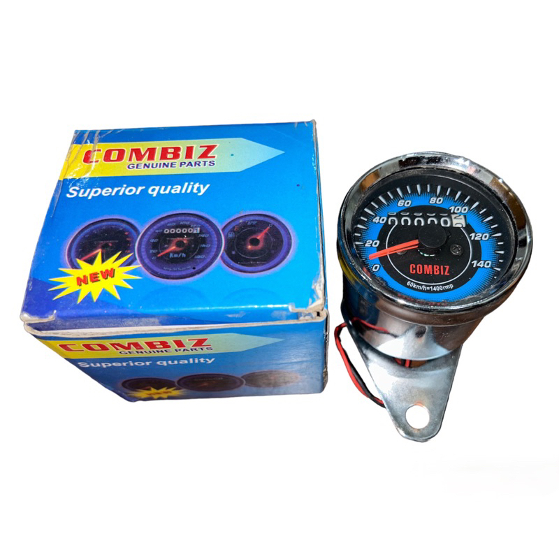 Jual SPEEDOMETER KILOMETER UNIVERSAL BULAT LED - COMBIZ | Shopee Indonesia