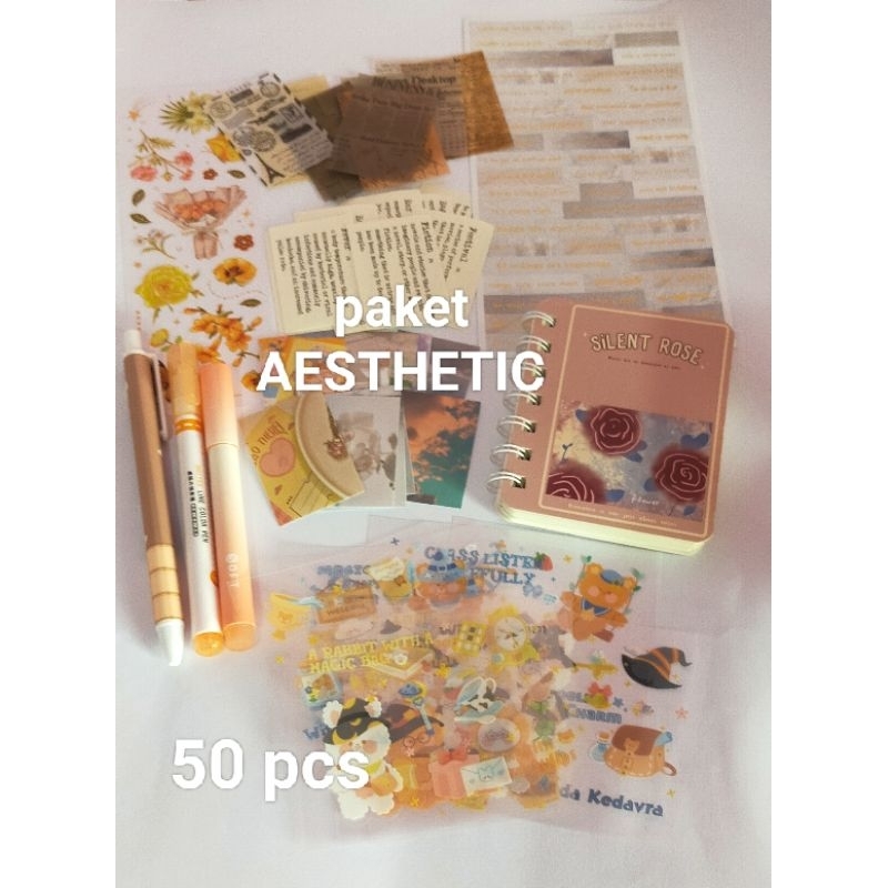 Jual Journal Kits Cute Aesthetic isi 50/100/150 pcs | Shopee Indonesia