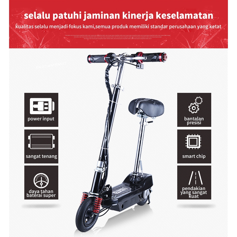 Jual Skuter Elektrik /Skuter Listrik Mini /Foldable Smart Electric ...