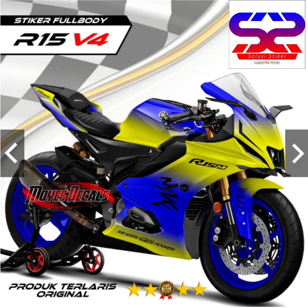 Jual Decal Stiker Variasi Yamaha R15 V4 Fullbody Desaind Bunglon Simple ...