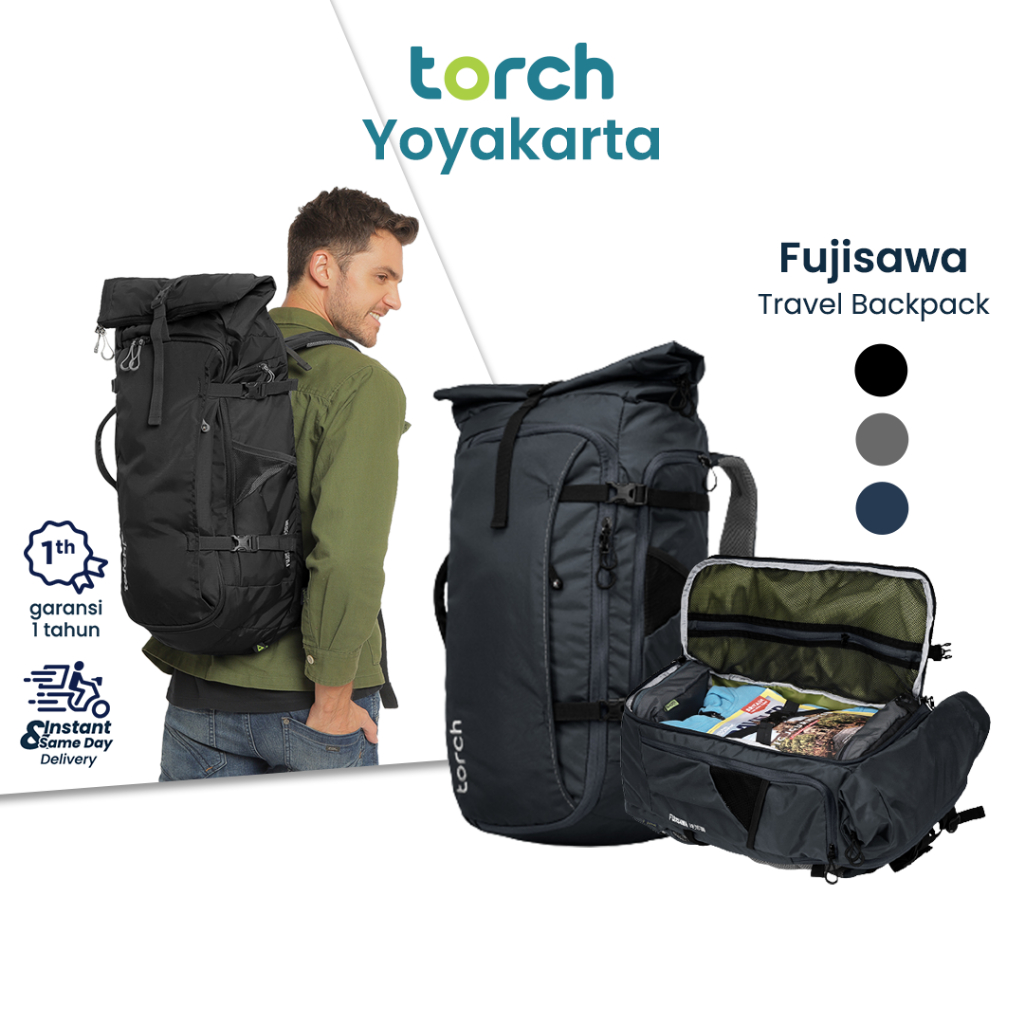 Jual TORCH Fujisawa Tas Ransel Mudik Travelling Punggung Kerja ...